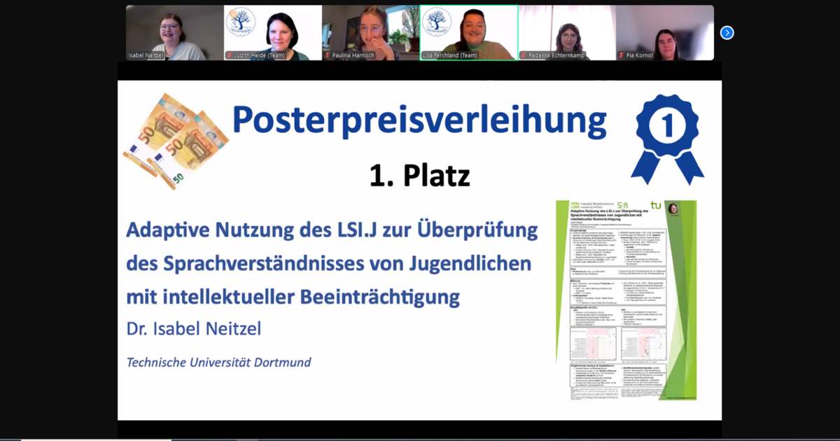 Posterpreis für Dr. Isabel Neitzel: Beitrag jetzt im Tagungsband! - SK ...